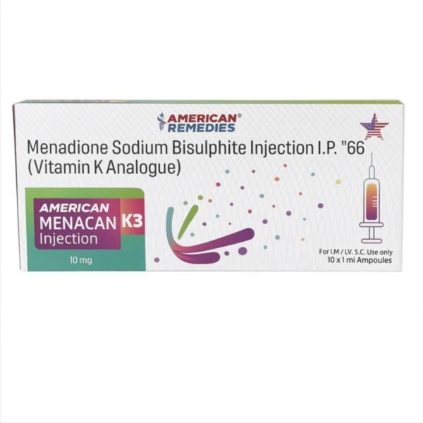 MENADIONE SODIUM BISULPHITE INJECTION I.P “66 (VITAMIN K ANALOGUE ...